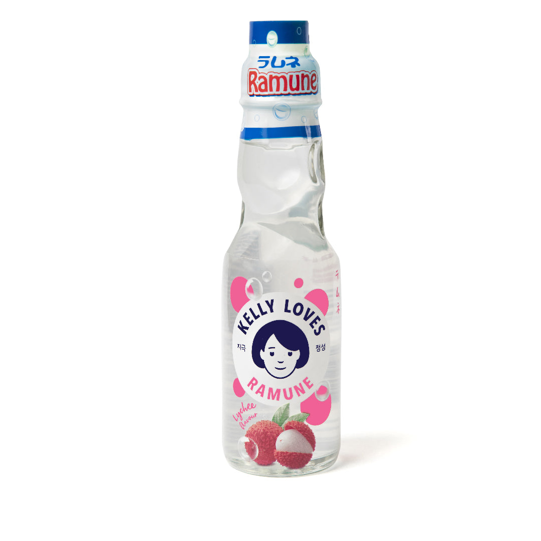 Lychee Ramune 200ml Bottle (Vegan) | Buy Online | Kelly Loves