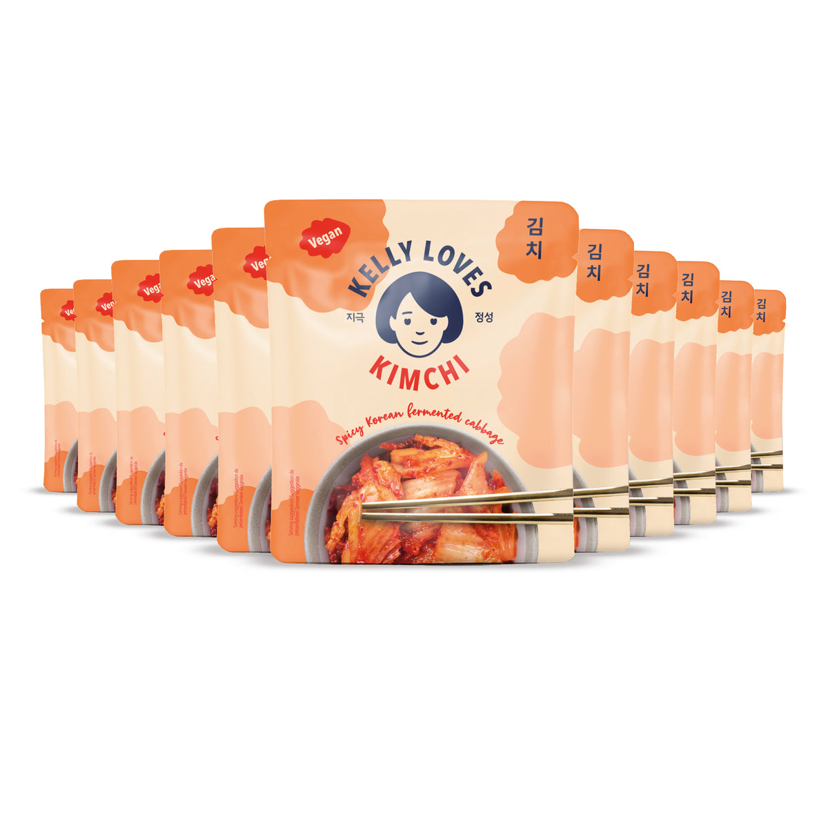 Buy Kimchi Sachet 80g Online | Korean Kimchi (Vegan) | Kelly Loves